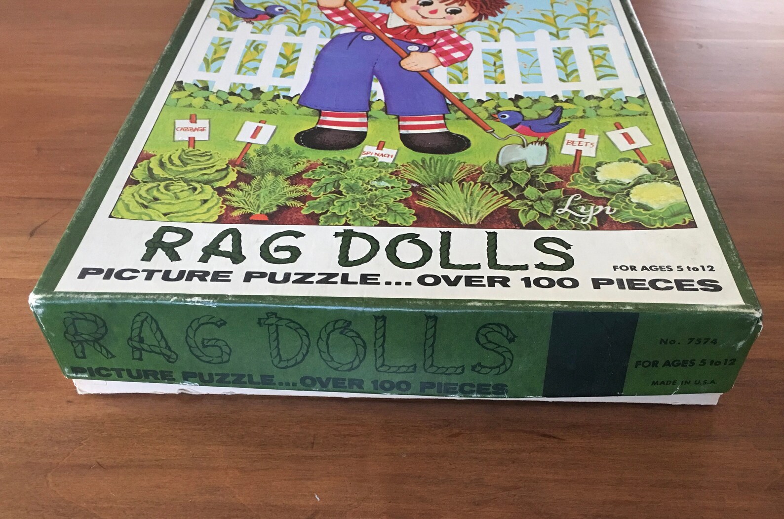 Vintage RAG DOLLS Picture Puzzle COMPLETE Raggedy Andy and | Etsy