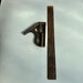 Old Steel SQUARE & Glass LEVEL Carpenter Tool Adjustable, Metal Hand ...