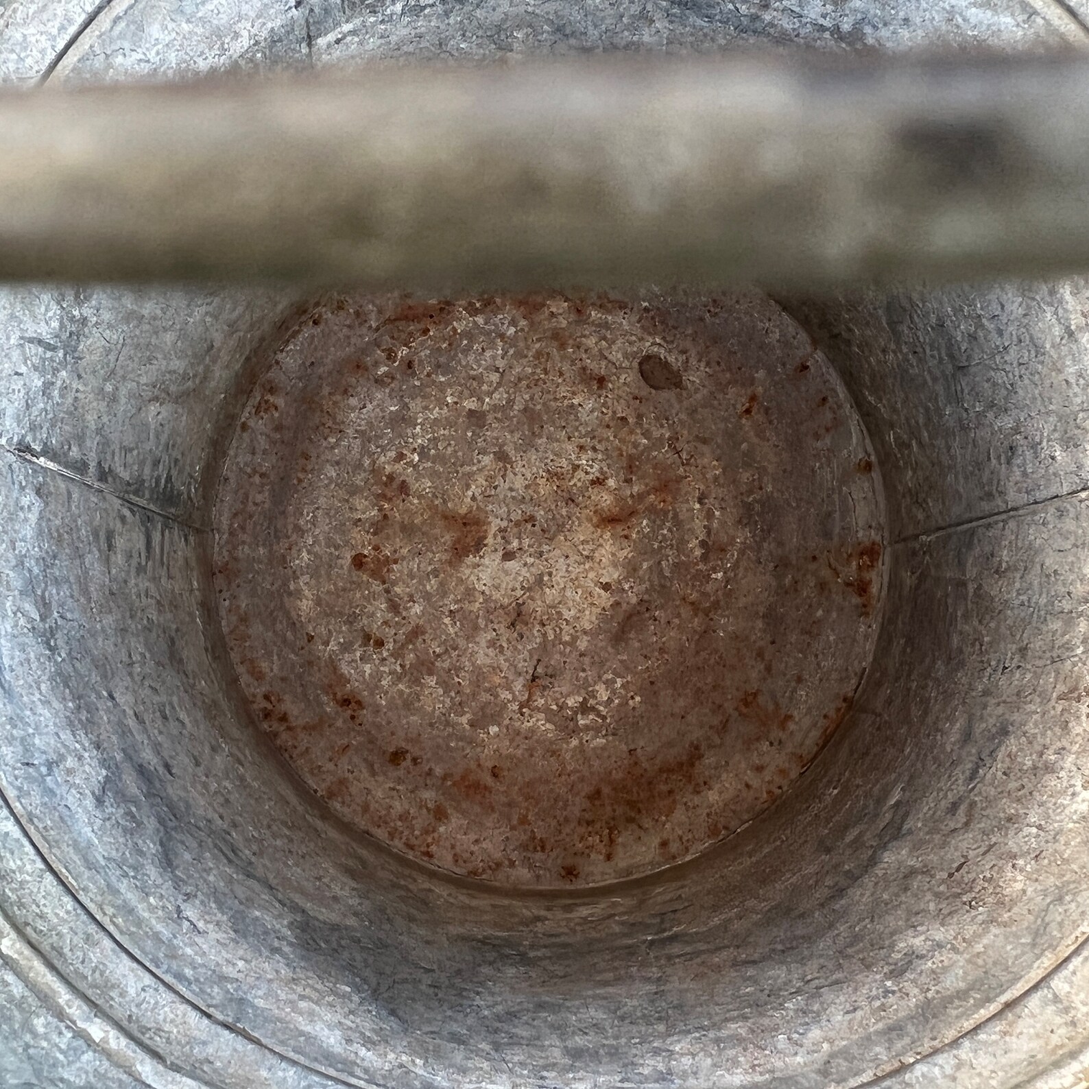 Vintage GALVANIZED PAIL BUCKET Wire Swing Handle 12 Rustic - Etsy