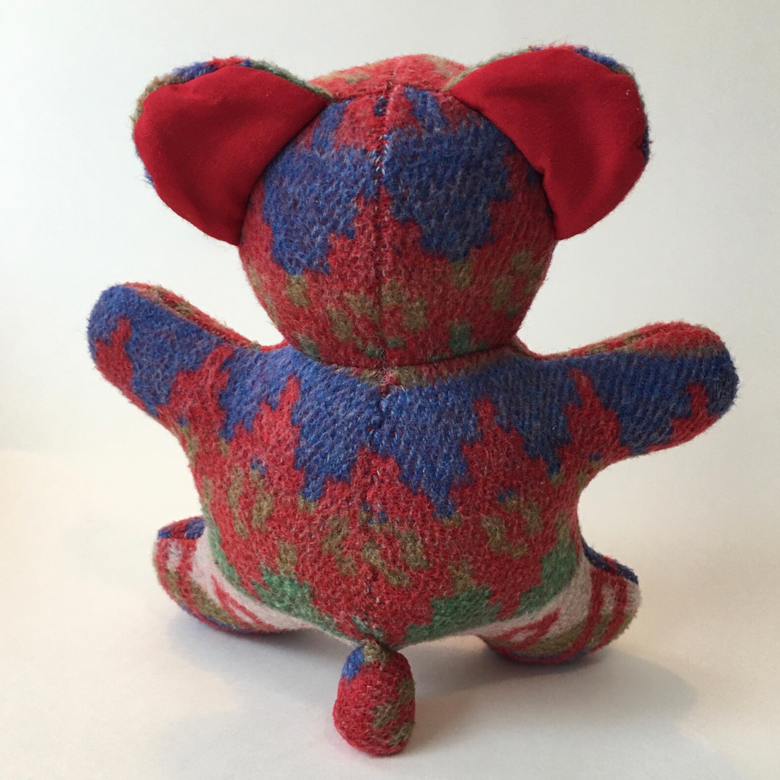 Vintage PENDLETON Style Teddy Bear Colorful Wool Indian - Etsy