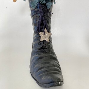 Vintg PUMPKIN CLOWN in Black Witch's Boot, Nicol Sayre Collection ...