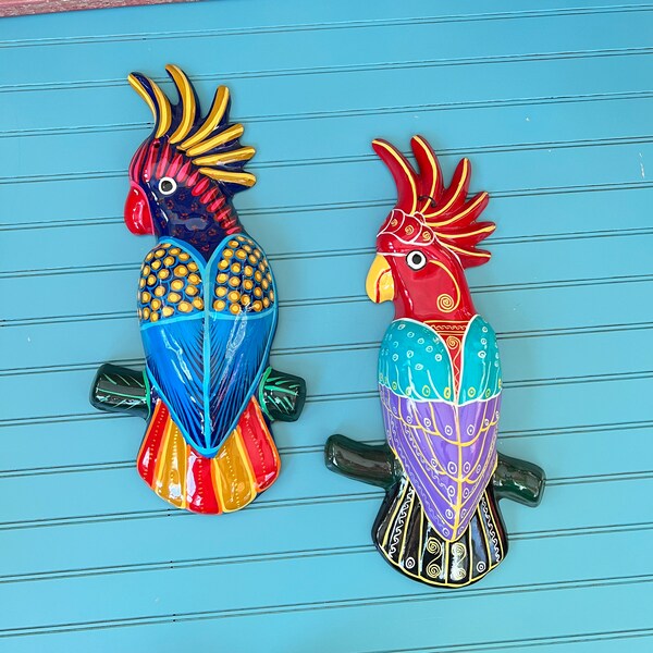 Ceramic Parrot - Etsy