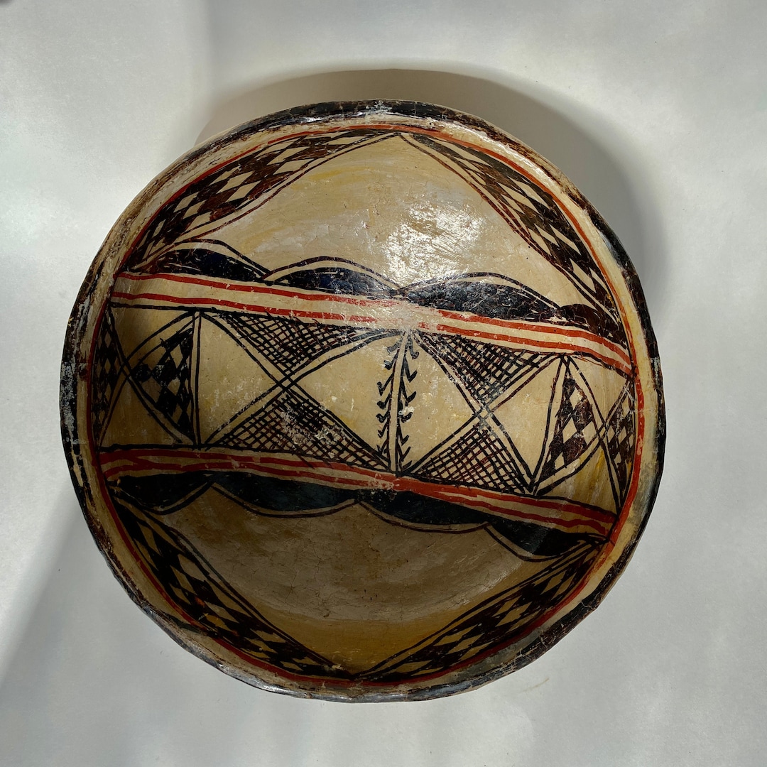 Antique AFRICAN Clay Bowl Berber Kabyle Ideggi Pottery - Etsy