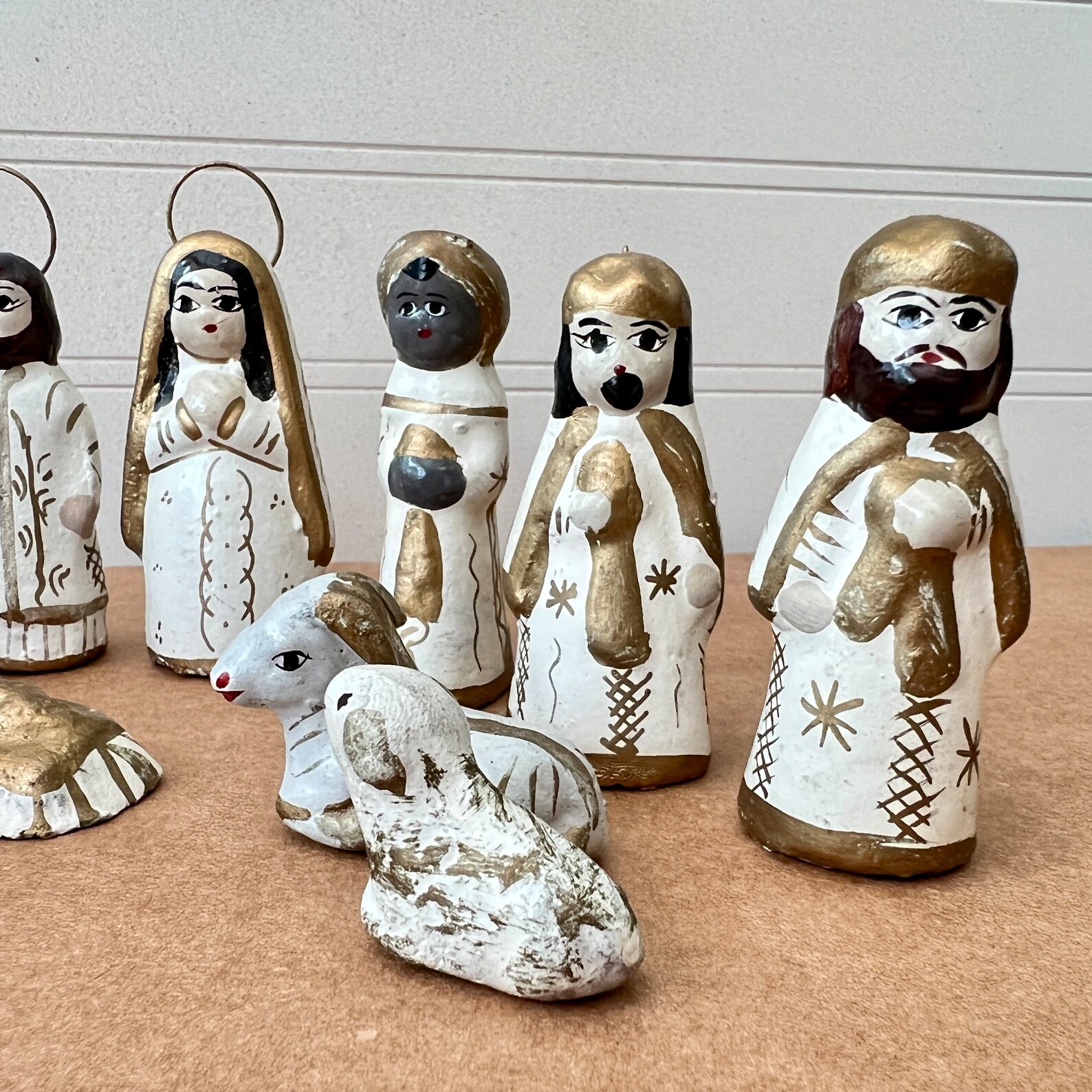 1980s MINI CLAY CRECHE Holy Family Nativity Set 14 Piece - Etsy