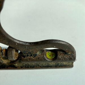 Old Steel SQUARE & Glass LEVEL Carpenter Tool Adjustable, Metal Hand ...