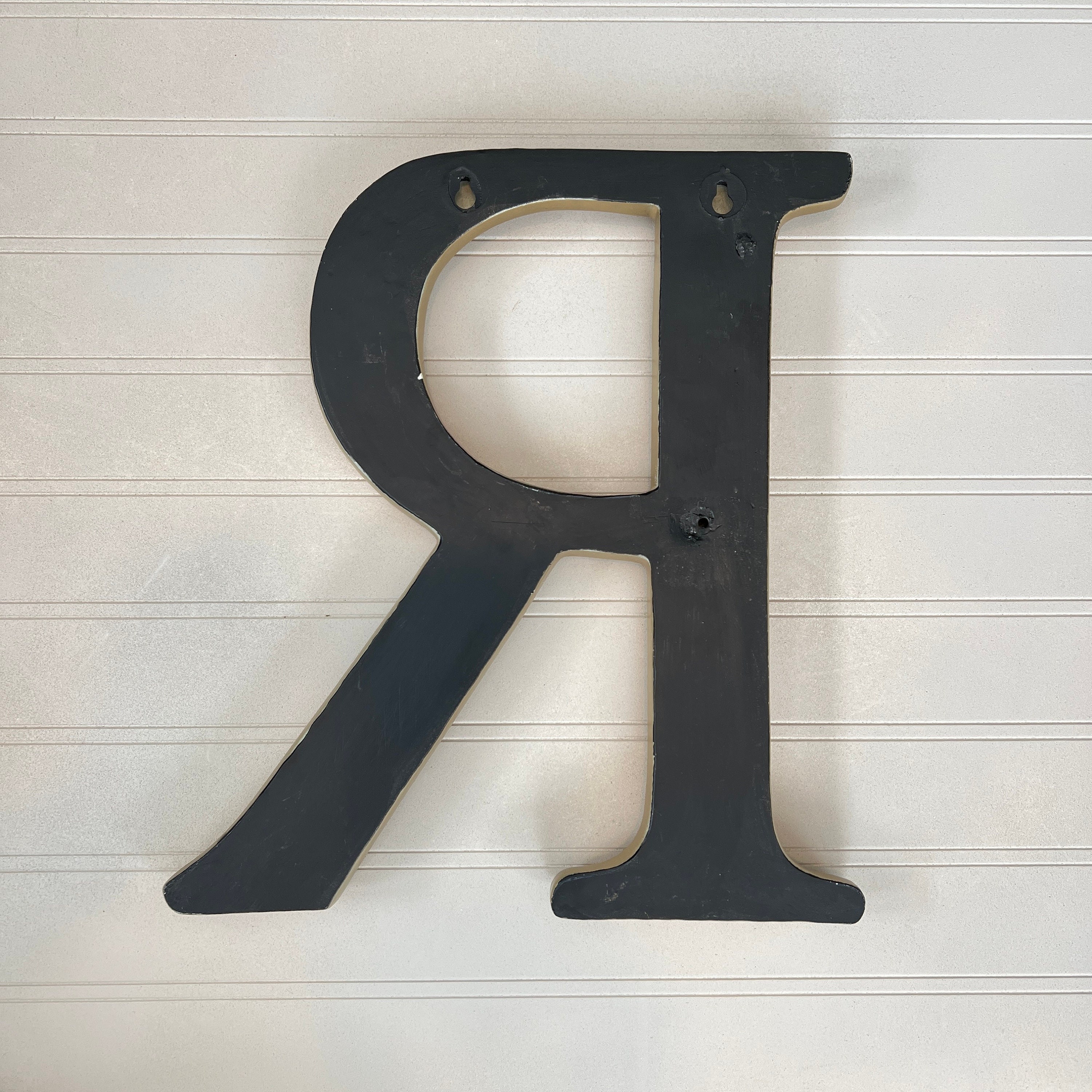 12 LETTER R Classic Large Alphabet Initial Champagne - Etsy