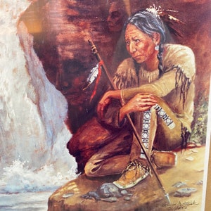 1998 LOOK FOR ME by Pat Mcallister Native American Spiritual Art ...