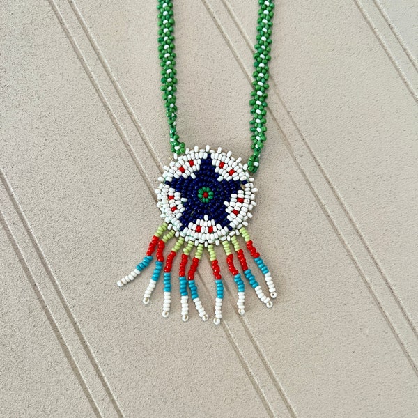 Beaded Medallion - Etsy