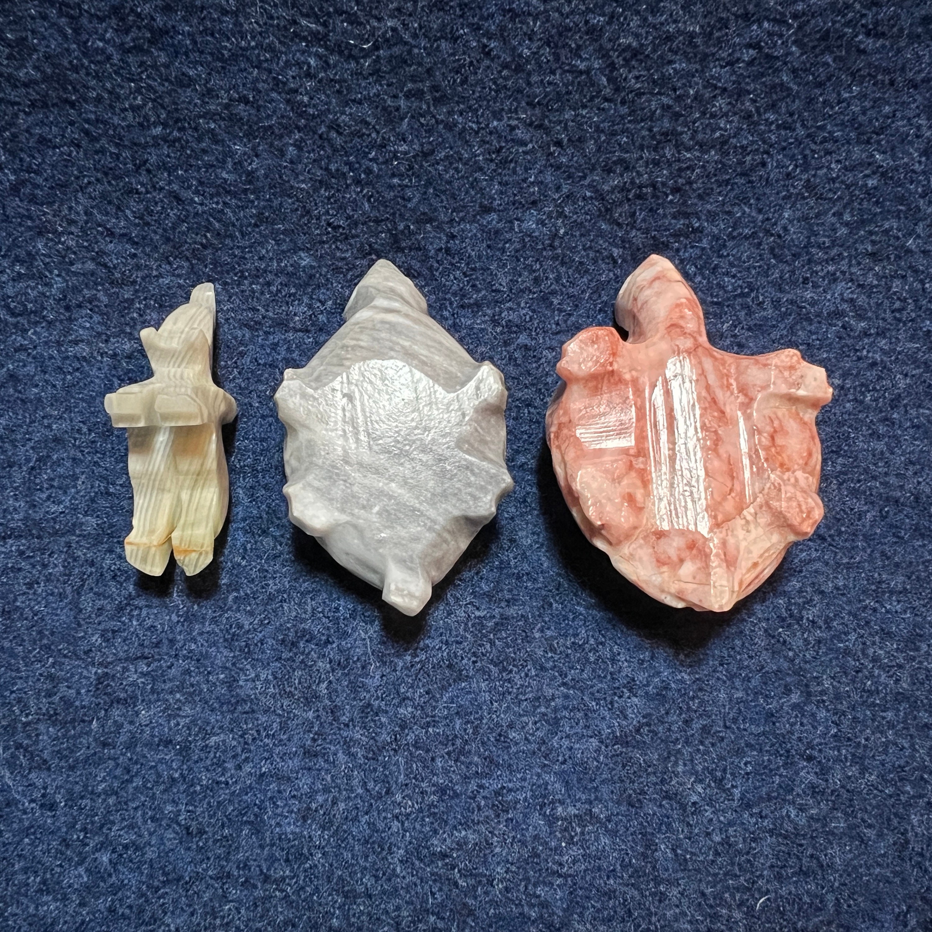 Vintage ONYX STONE ANIMALS Choice of 3: Elephant Turtle or - Etsy