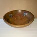 Vintage Large Wooden Bowl Handmade & Hand Painted Distressed Folk Art ...