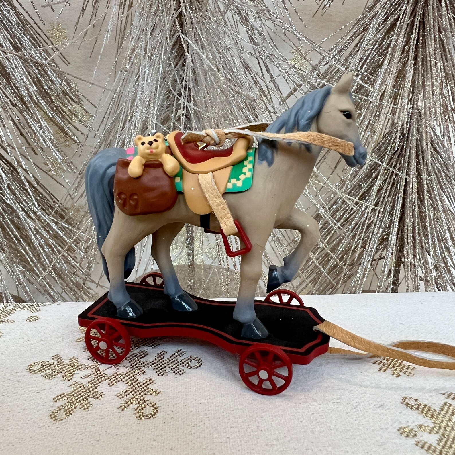 1999 HALLMARK KEEPSAKE Ornament A Pony for Christmas OR A Musician of ...