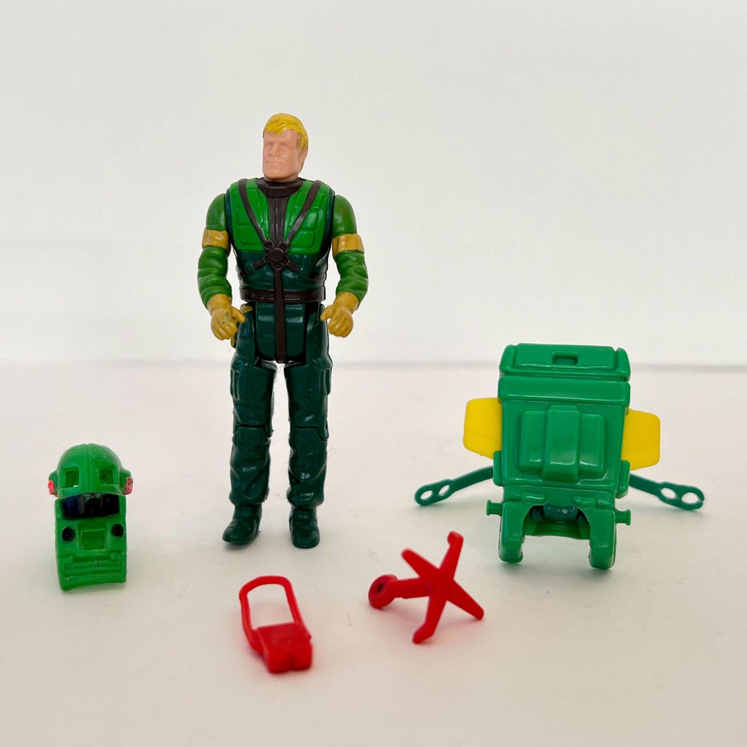 1986 MASK Matt Trakker Action Figure, Wilderness Adventure Pack, Arrow ...