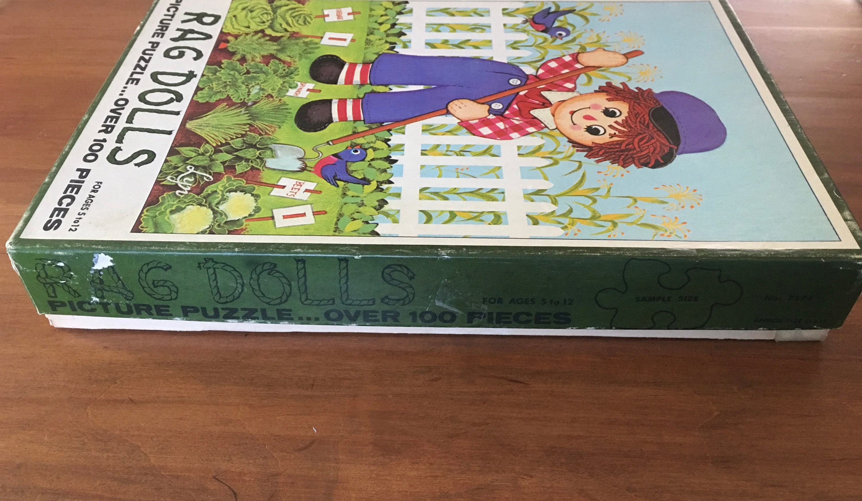 Vintage RAG DOLLS Picture Puzzle COMPLETE Raggedy Andy and - Etsy