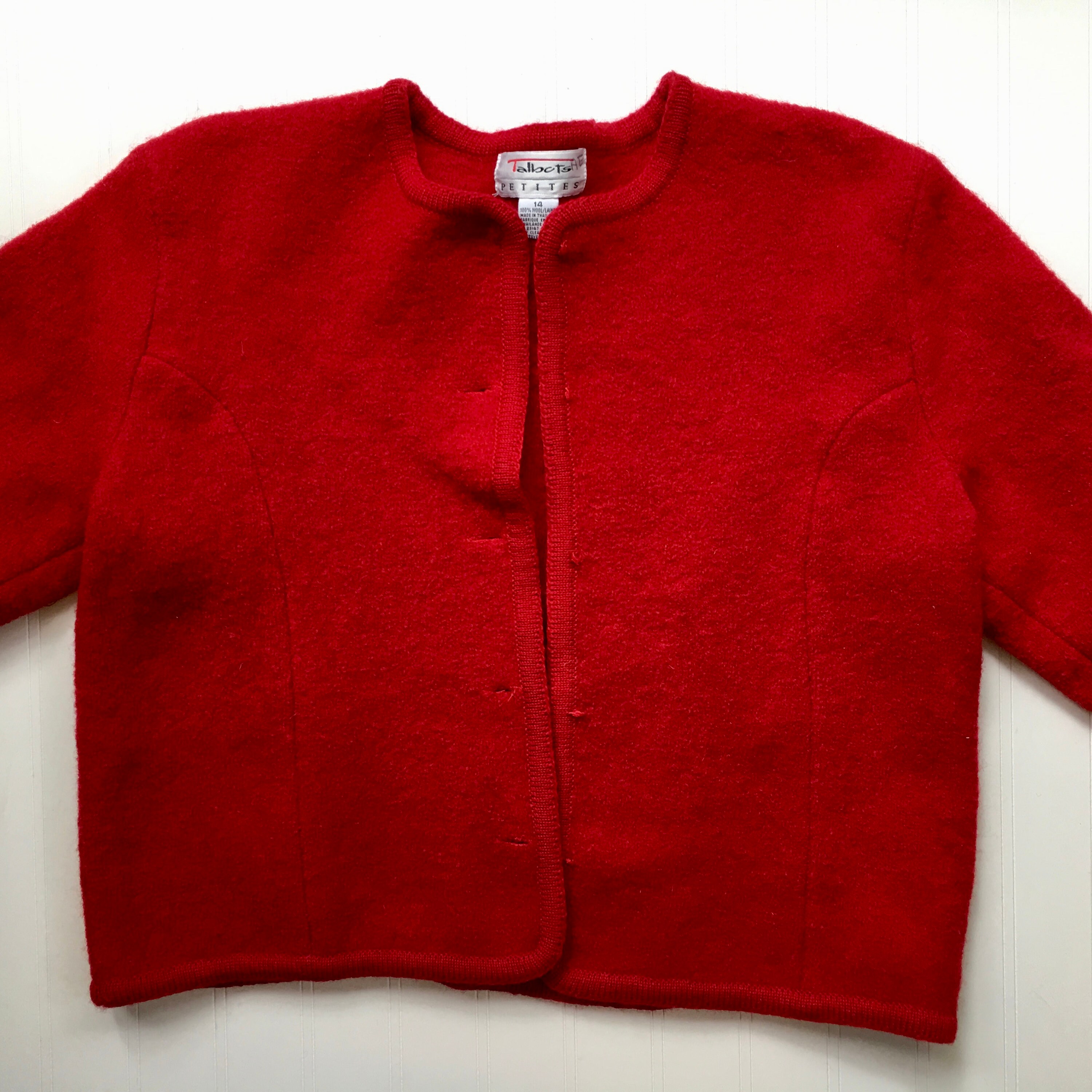 Talbots Red Sweater - Etsy
