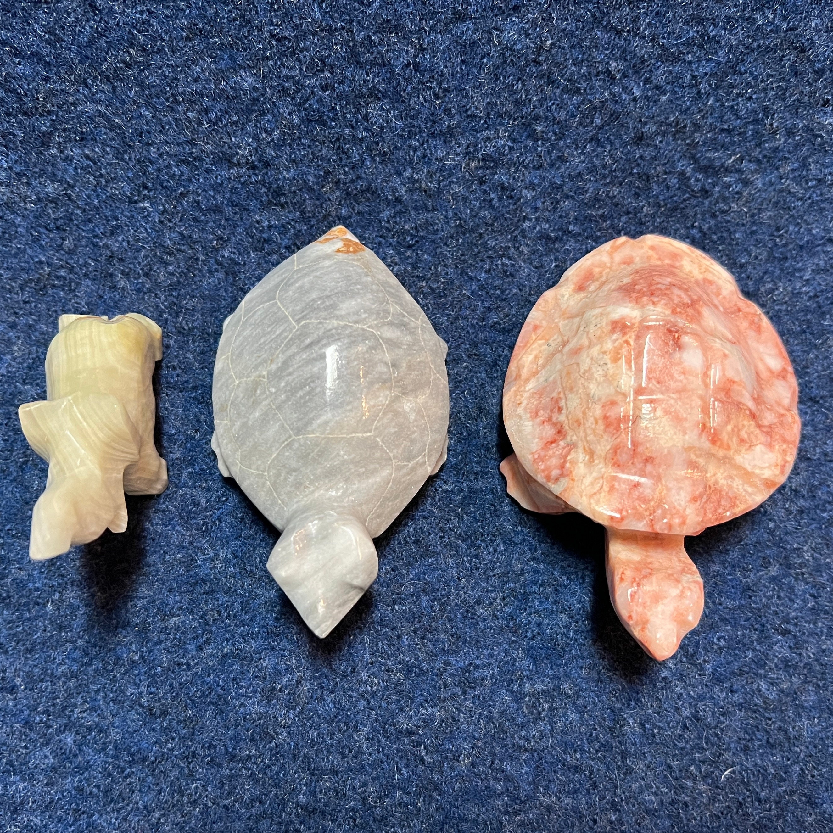 Vintage ONYX STONE ANIMALS Choice of 3: Elephant Turtle or - Etsy