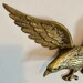 Vintage KOREAN BRASS Eagle Hawk Wall Mount, 18-1/2 W Metal Bird ...