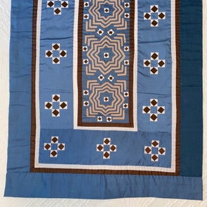 Vintage HMONG Traditional Reverse Applique Textile Wall Hanging 20" W X ...