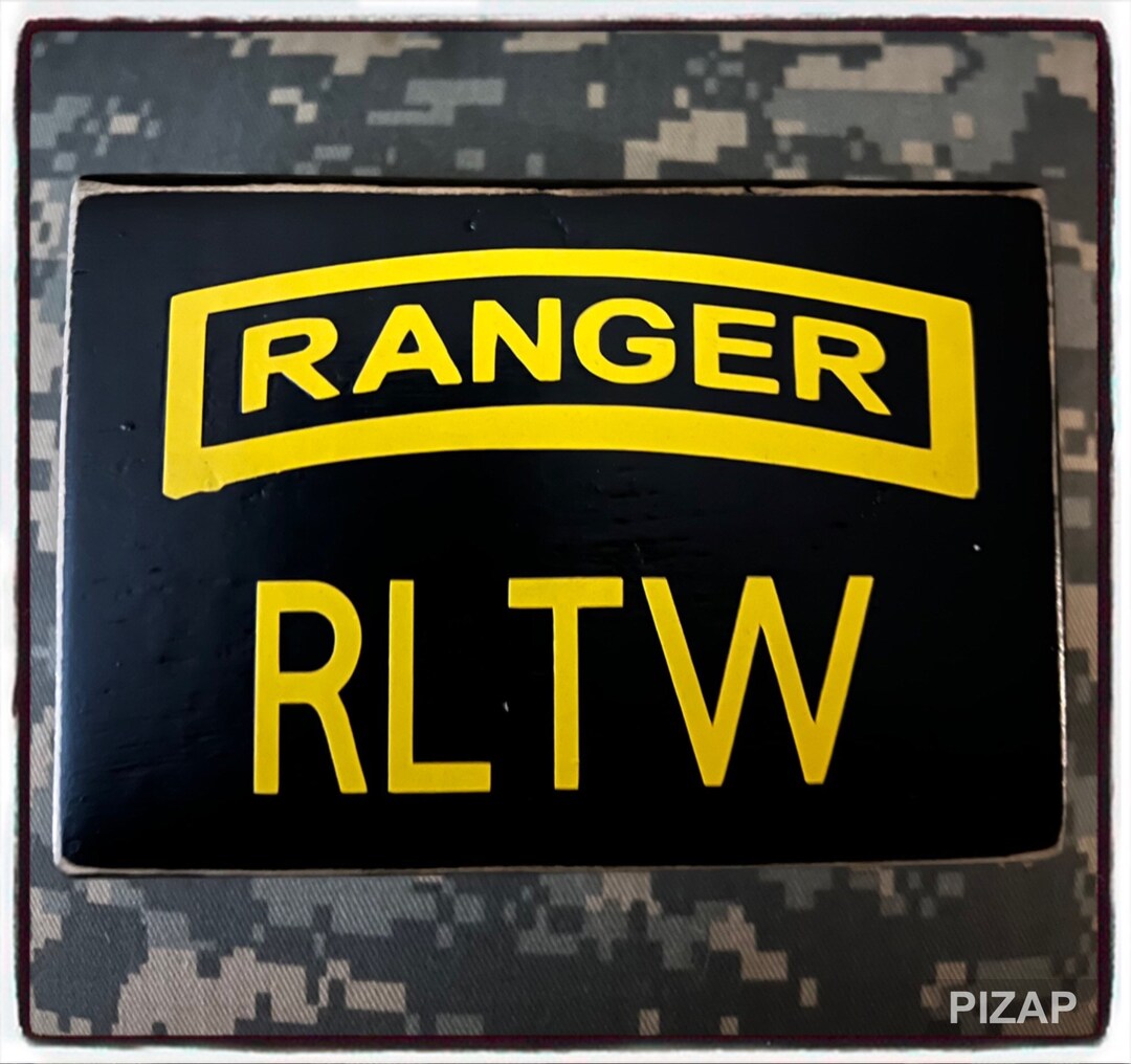 Personalized RANGER RLTW Chunky Block - Etsy