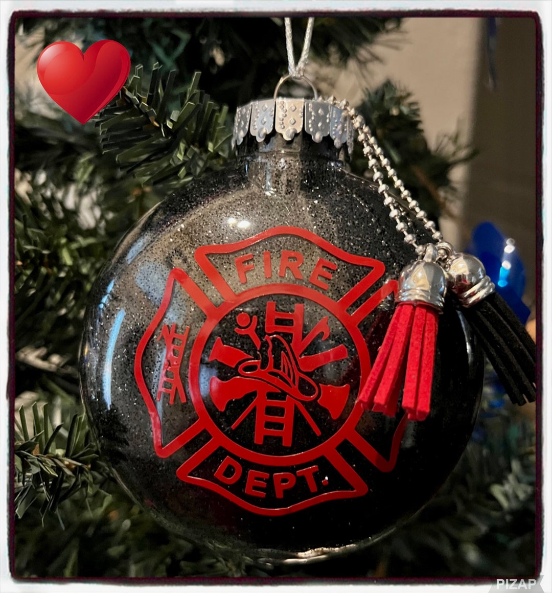 Fire Department Ornament - Etsy