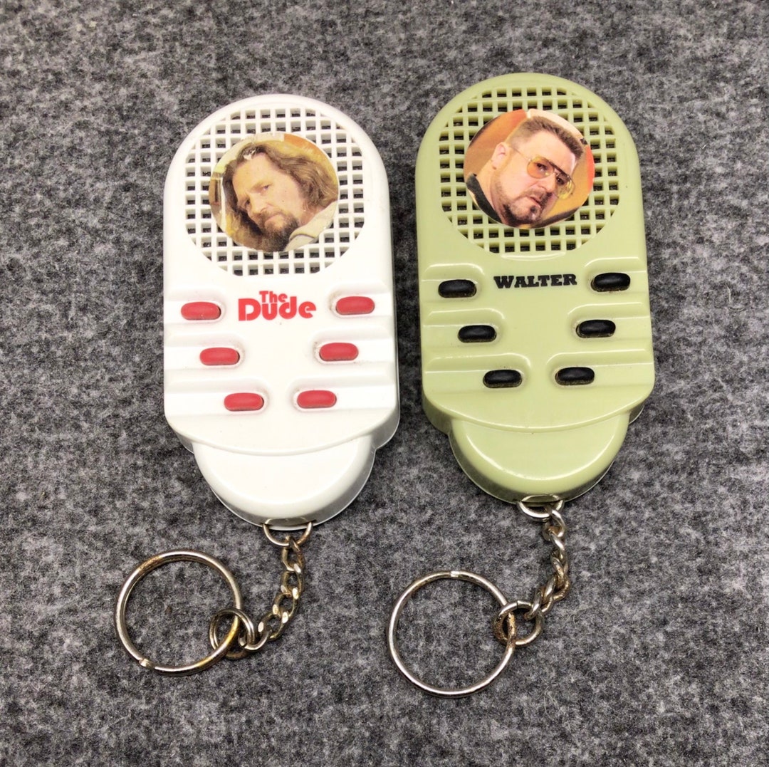 The Big Lebowski/the Dude and Walter Non-talking Keychains - Etsy