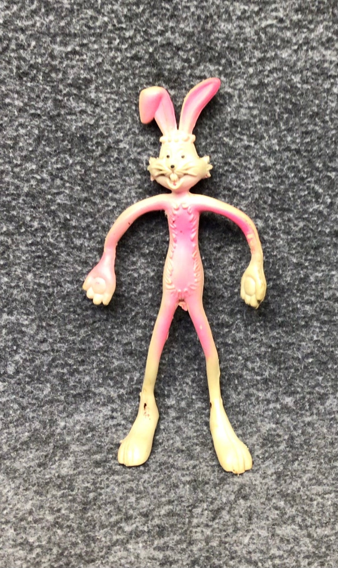 Vintage Bendy Bunny/bendable Toy/hong Kong/fun - Etsy