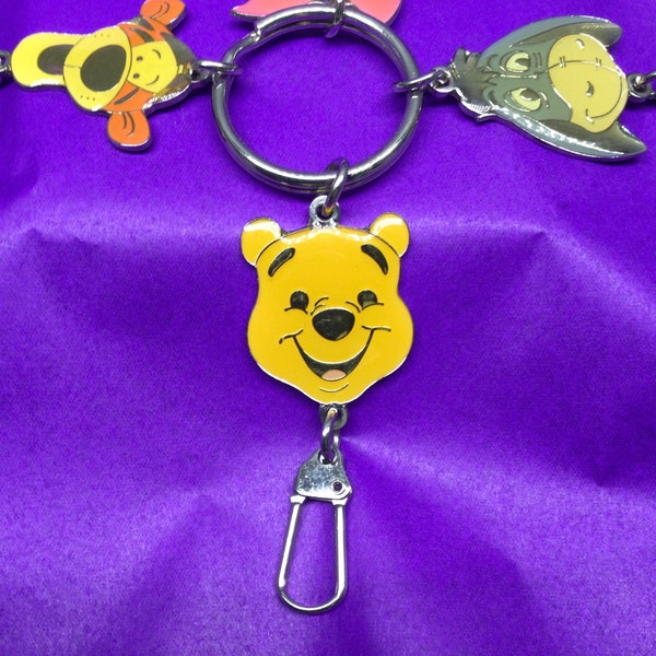 Winnie the Pooh Vintage Keychain - Etsy