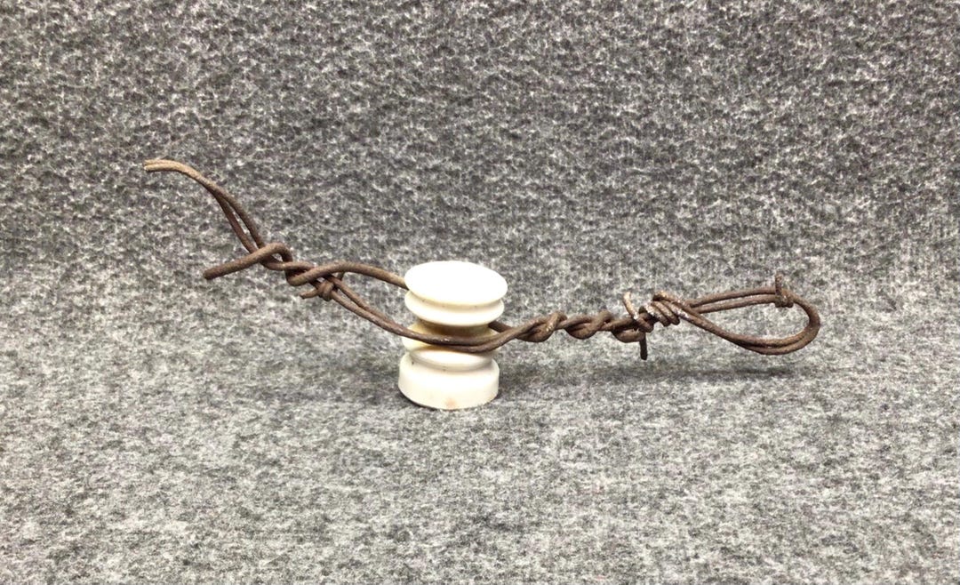 Barbed Wire With Porcelain Insulator - Etsy