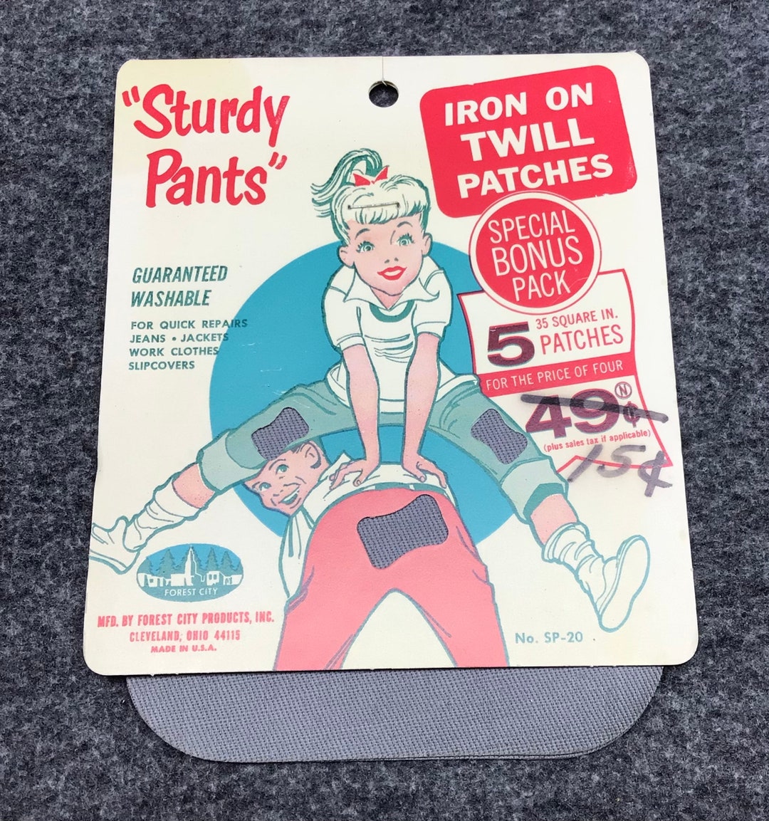 Sturdy Pants/iron on Patches/vintage Sewing Decor - Etsy