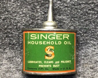 Singer Oil Can - Etsy