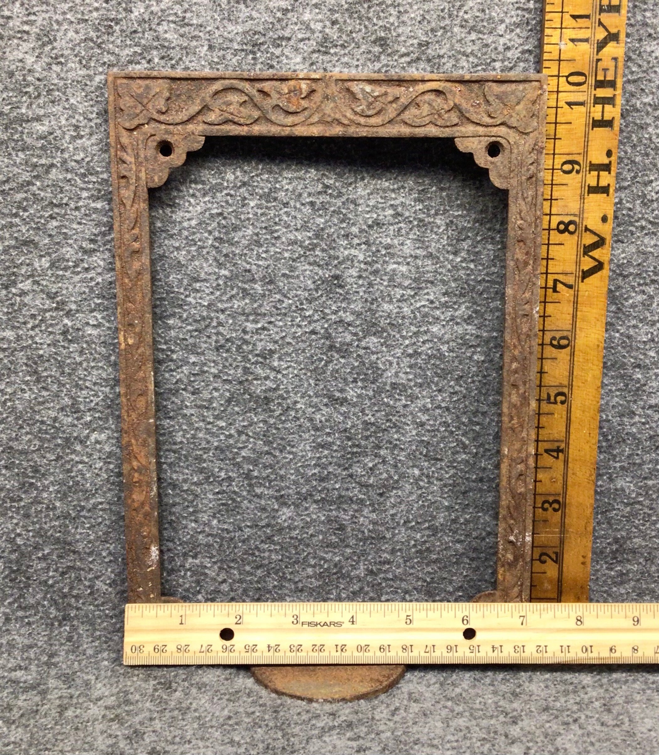Antique Cast Iron Frame/heavy Metal - Etsy