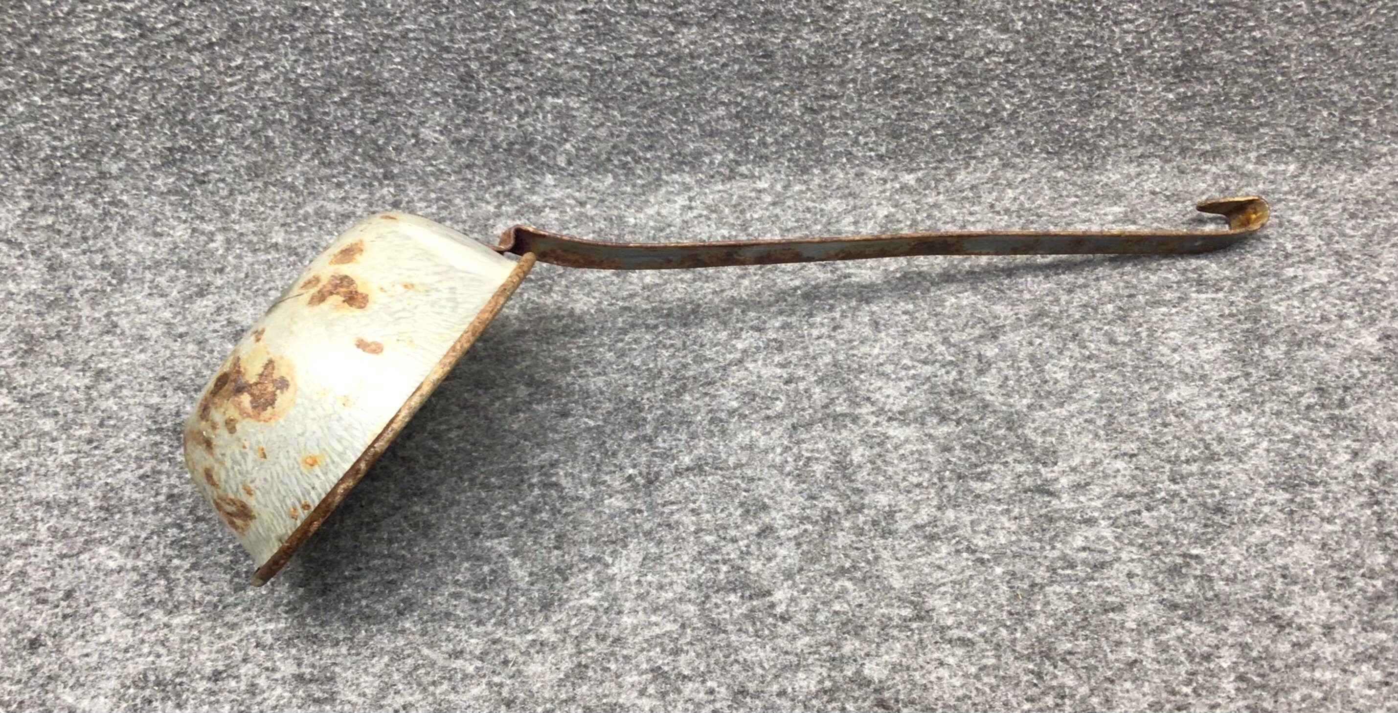 Enamelware Ladle/vintage/fierce Rust - Etsy