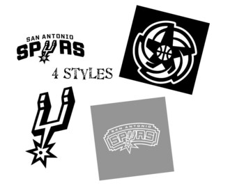 San Antonio Spurs Decal | Etsy