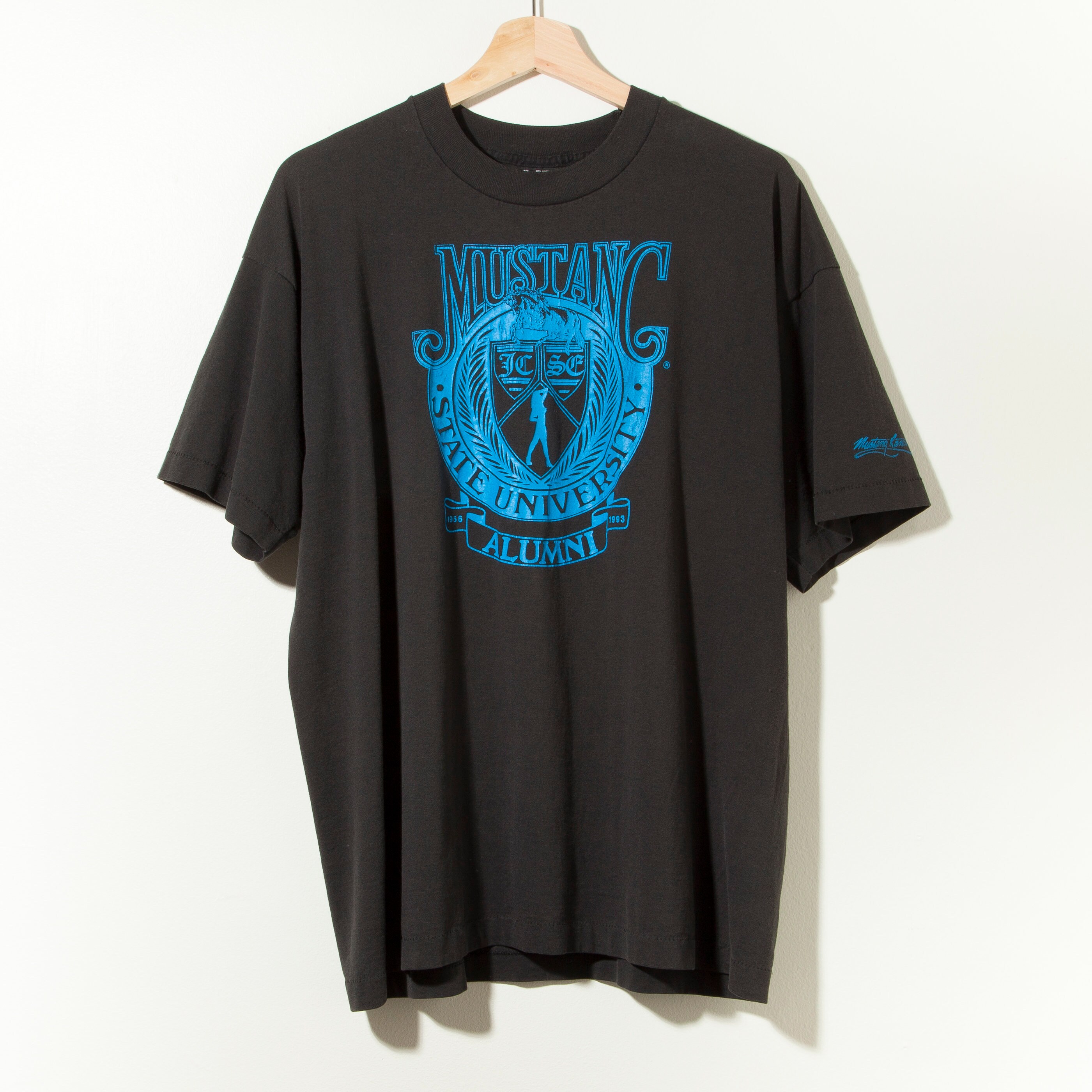 90s Vintage Single Stitch Mustang Ranch T-shirt Distressed Sun Faded ...