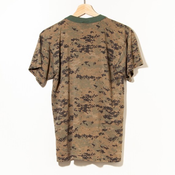 1990's Medium Vintage Digital Camouflage Camo T-Shirt… - Gem