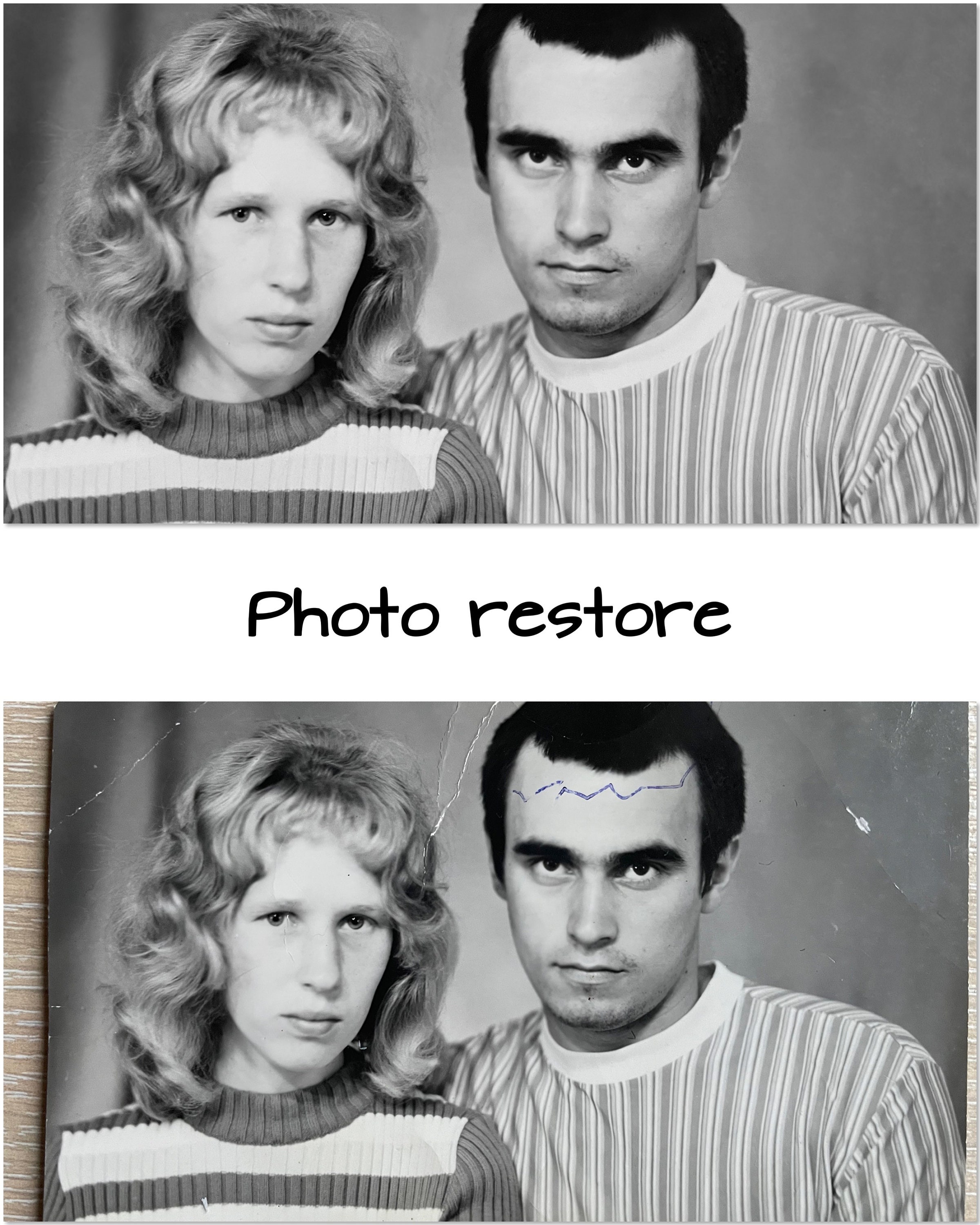 Photo Restore Old Photo Restoration Photograph Restore Retro Pictures ...