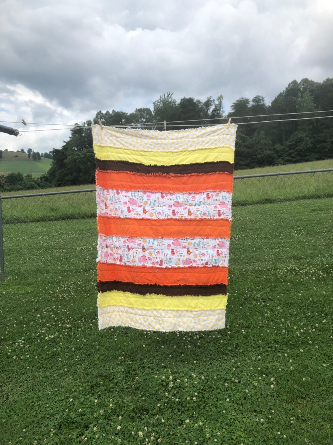 Farm Rag Quilt - Etsy