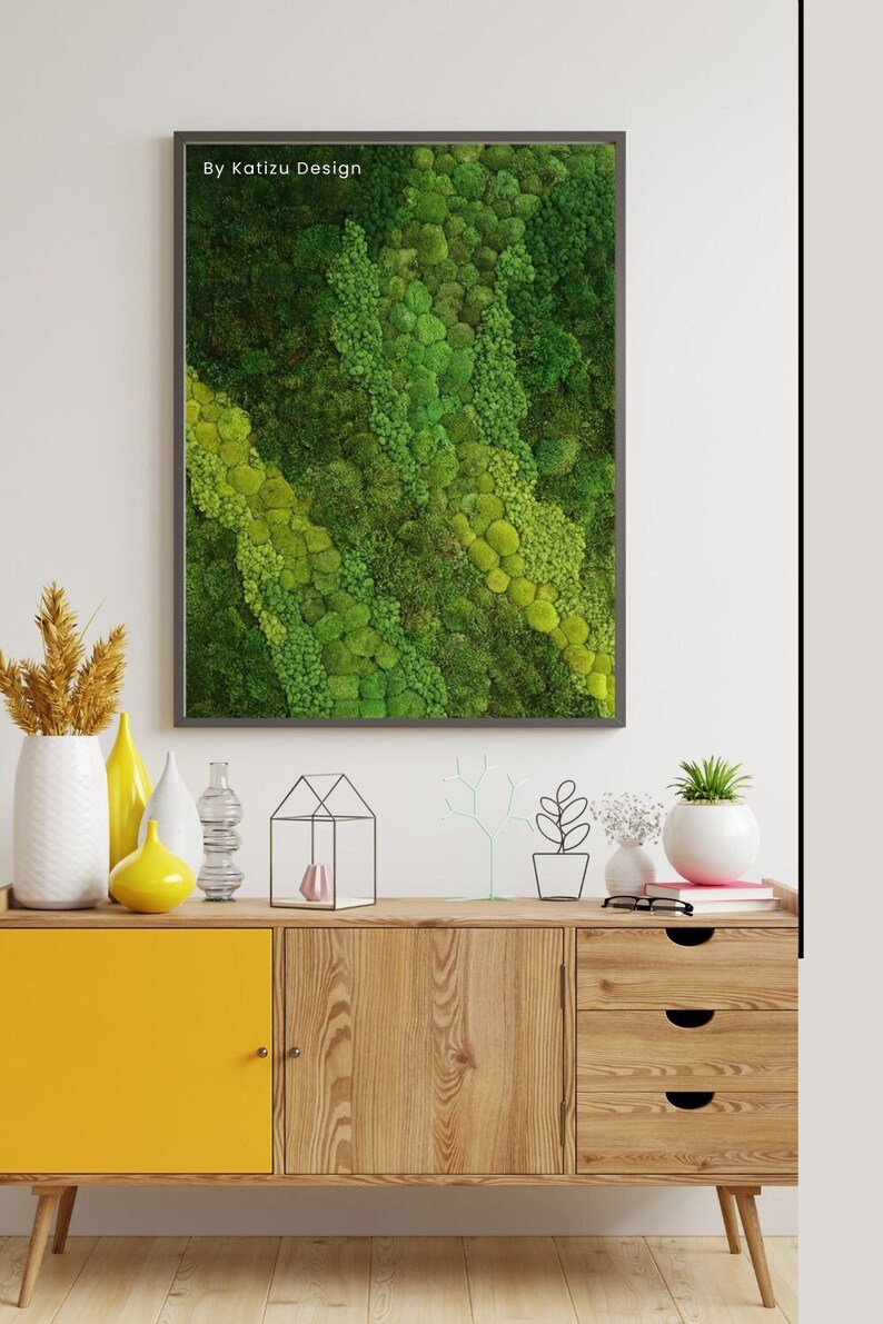 Botanical Moss Art Personalized & Custom Nature Wall Decor - Etsy