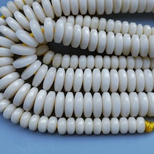 Full Strand 108 Pcs Tagua Nut Beads 5*3 Mm,ivory Nut Beads,loose Beads ...