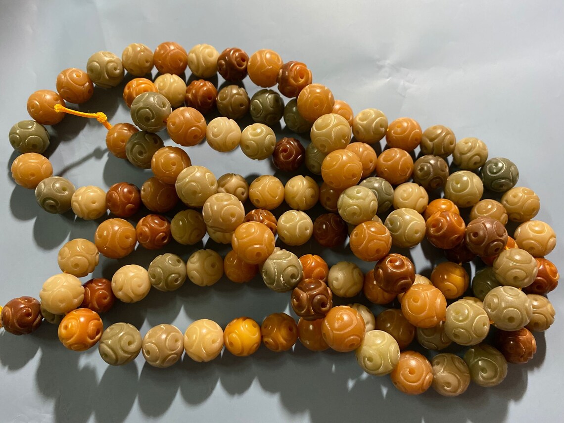 Weathered Pipal Tree Seed Round Beads 13 Mmbdhi Loose - Etsy