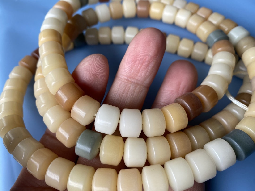 Natural Bodhi Root Wheel Beads: Buddhism Prayer Beads (10-11mm *8-9 Mm ...