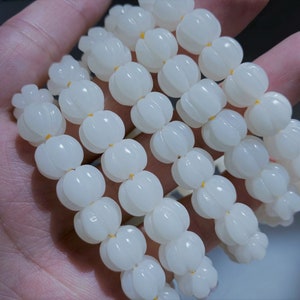 Full Strand Bodhi Root Pumpkin Beads 108 Mm 129 Mm,bodhi Spacer Beads ...