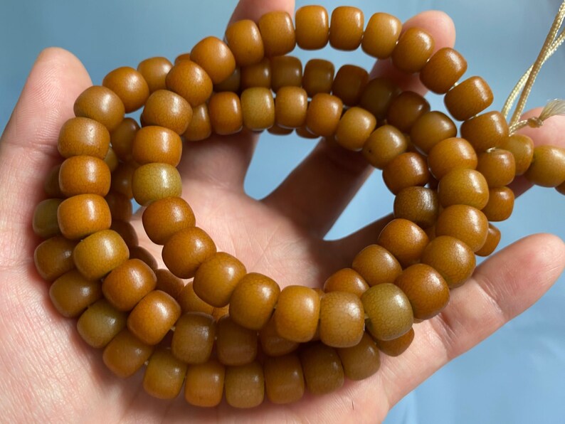 Full Strand Weathered Pipal Tree Seed Bucket Beads 108 Mm | Etsy