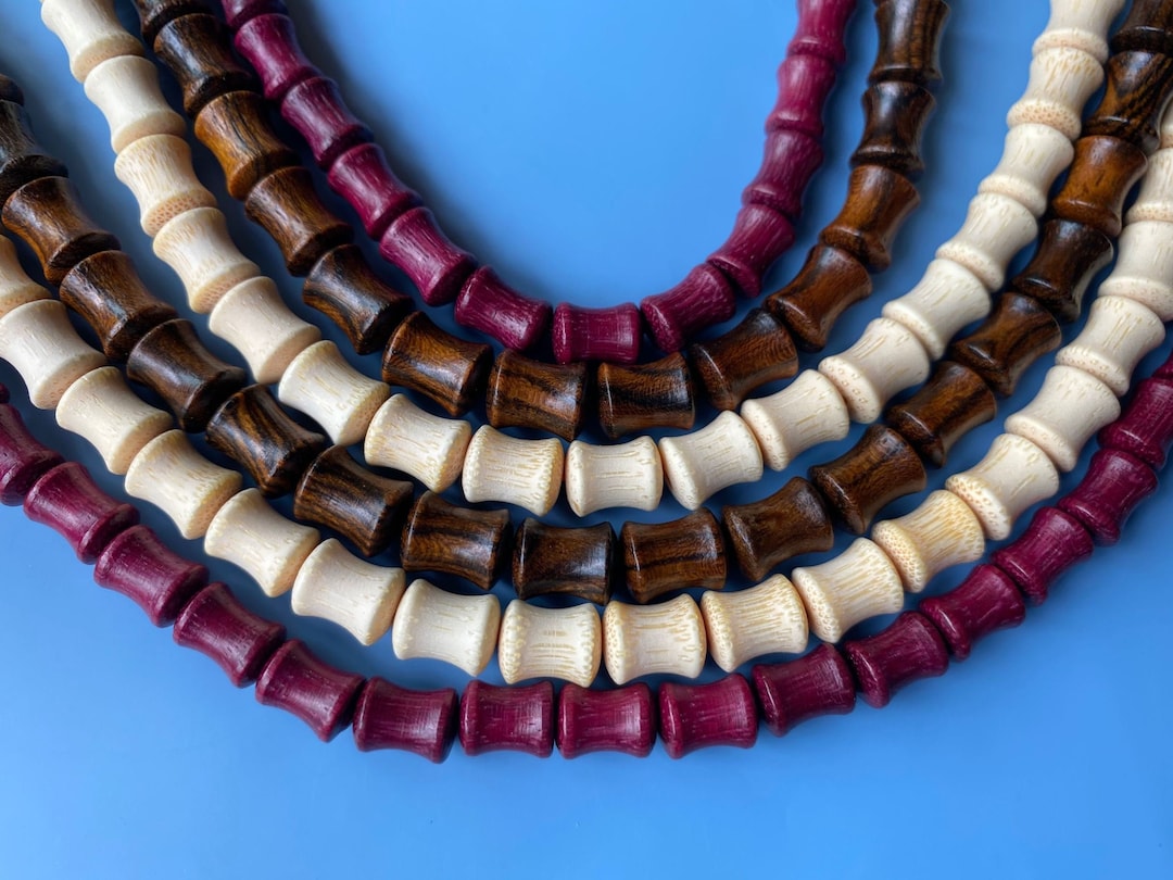 Carved Bamboo Joint Beads 7-10mm: DIY Mala/prayer Beads - Etsy
