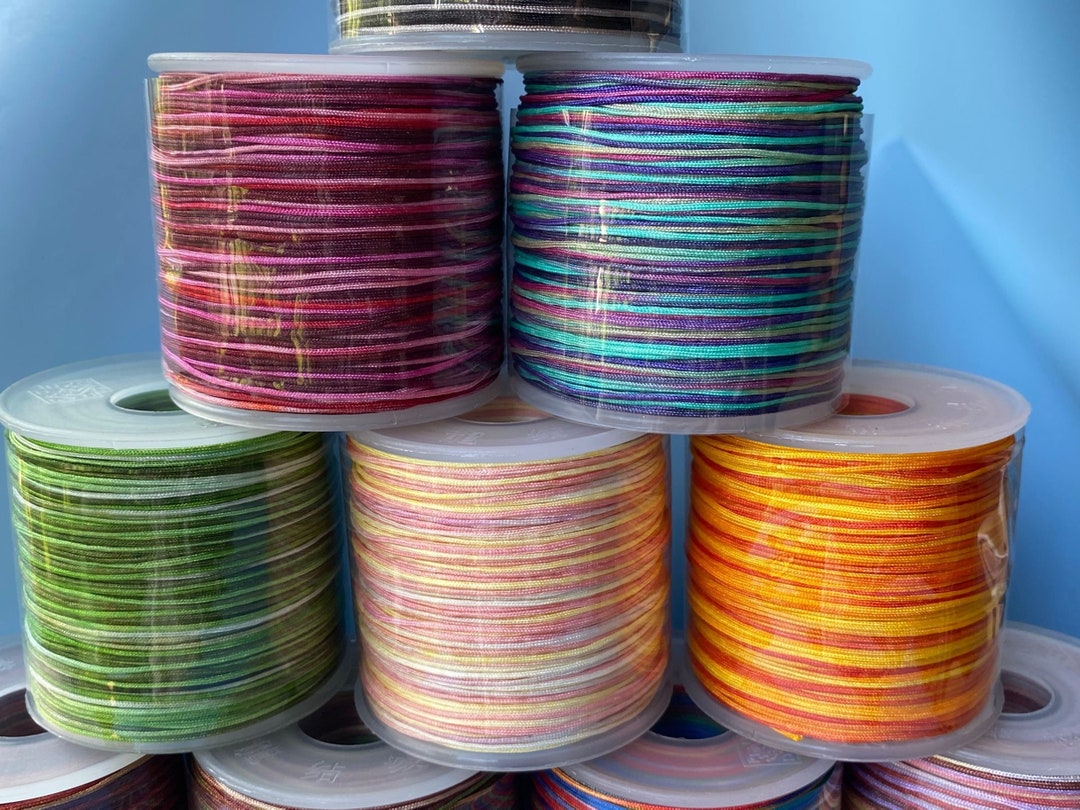 Gradient Nylon Beading String: 0.7mm, 120 Metres, 24 Colors - Etsy