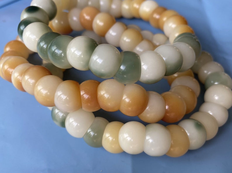 Natural Bodhi Root Beads: Macaron Color Twist, 12mm DIY Beading - Etsy