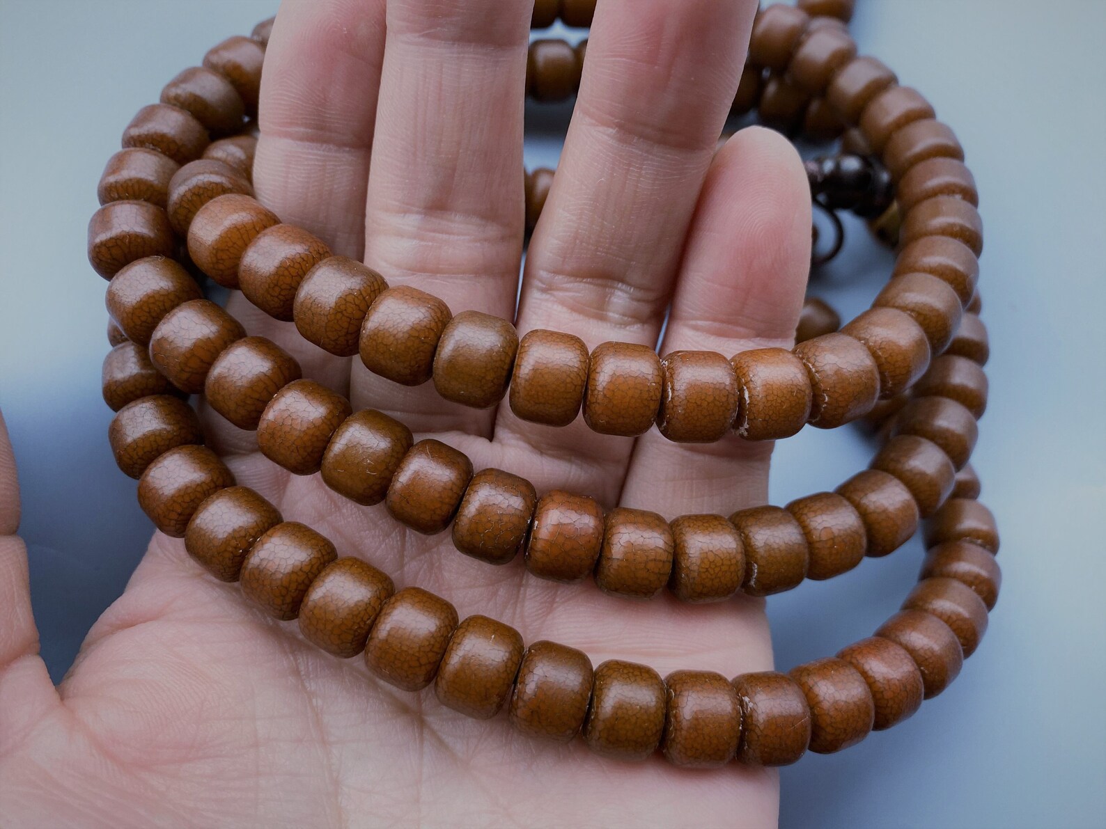Full Strand Weathered Pipal Tree Seed Bucket Beads 108 Mm | Etsy