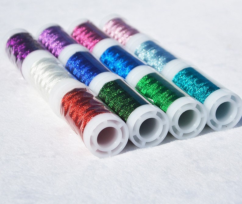 Metallic Twisted Cord Set: 12 Glitter Jewelry String Colors - Etsy