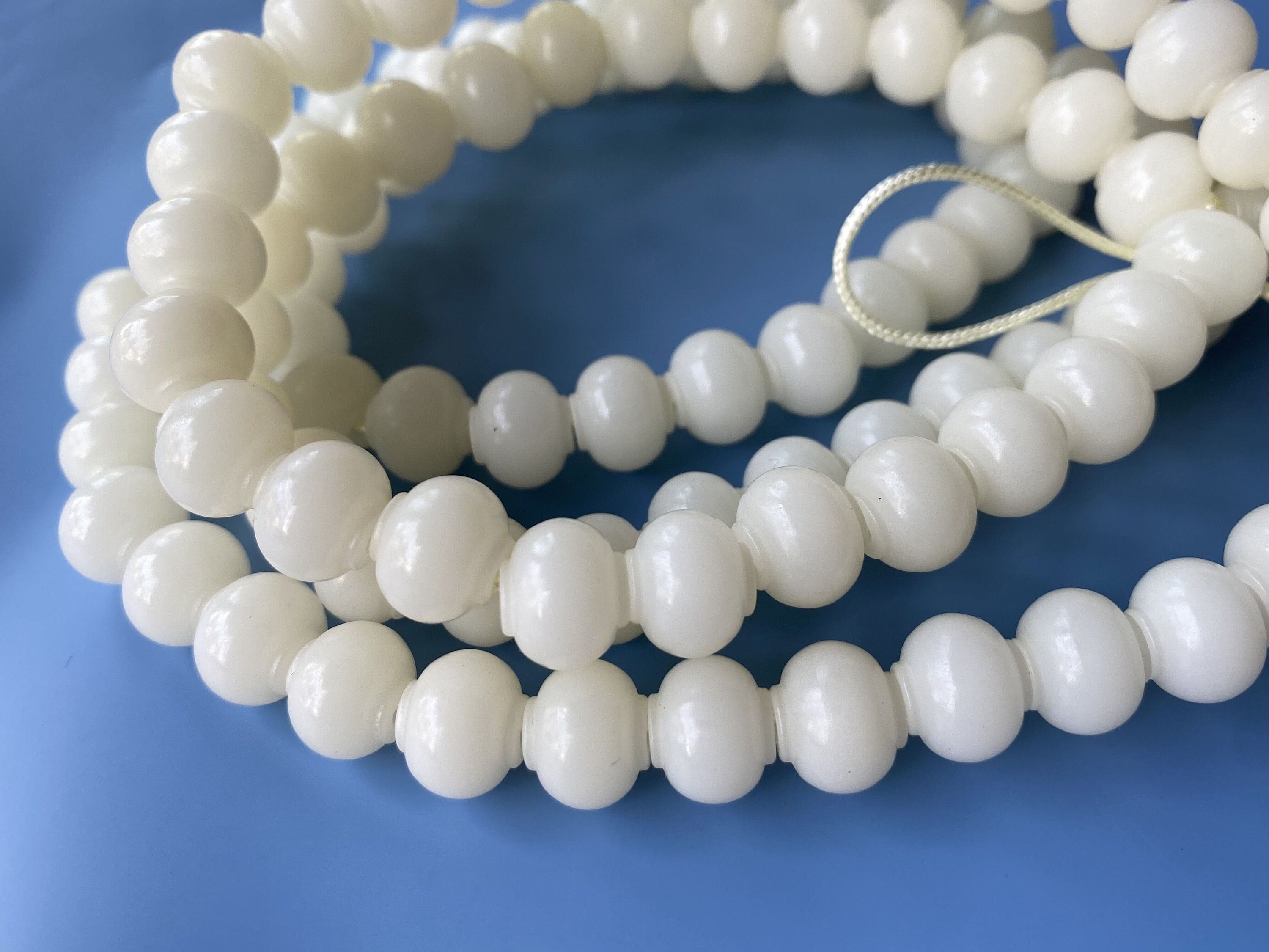 20 Pcs or Full Strand Natural White Bodhi Root Lantern Beads - Etsy
