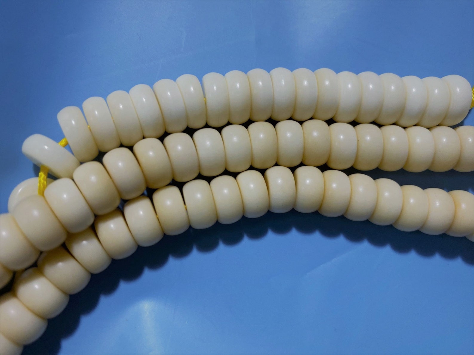 20 PCS Natural Corozo Nuts Stopper Beads 104 Mm 95 Mmspacer | Etsy