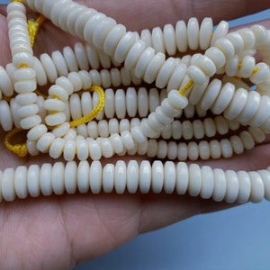 Full Strand 108 Pcs Tagua Nut Beads 5*3 Mm,ivory Nut Beads,loose Beads ...